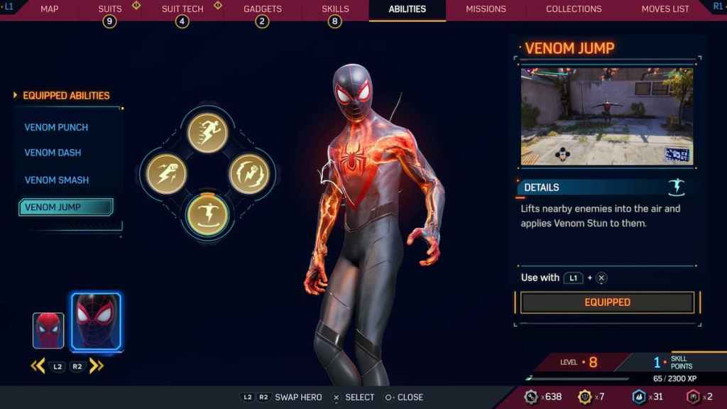Spider-Man 2 Best early game abilities, suit tech, gadgets, & skills ...