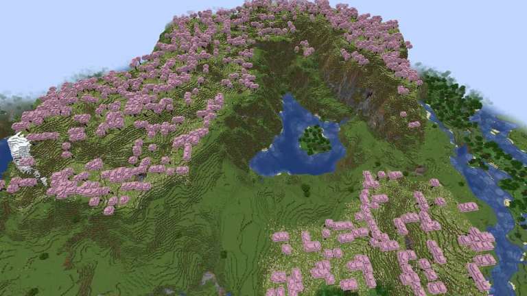 10 Best Minecraft Cherry Grove Seeds | Pro Game Guides