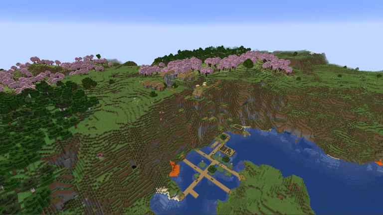 10 Best Minecraft Cherry Grove Seeds | Pro Game Guides