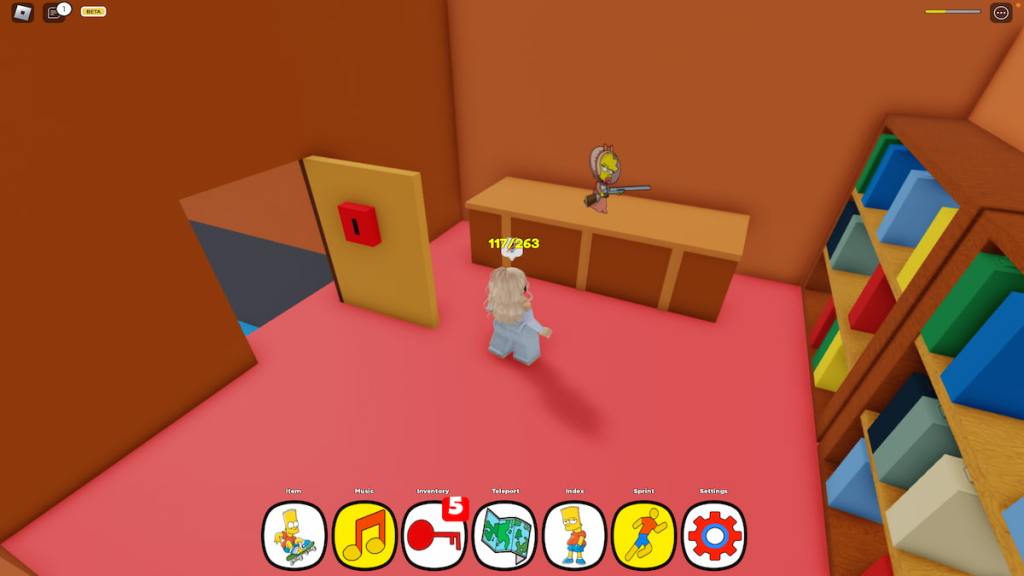 Where is the Red Key in Find the Simpsons? - Roblox | Pro Game Guides