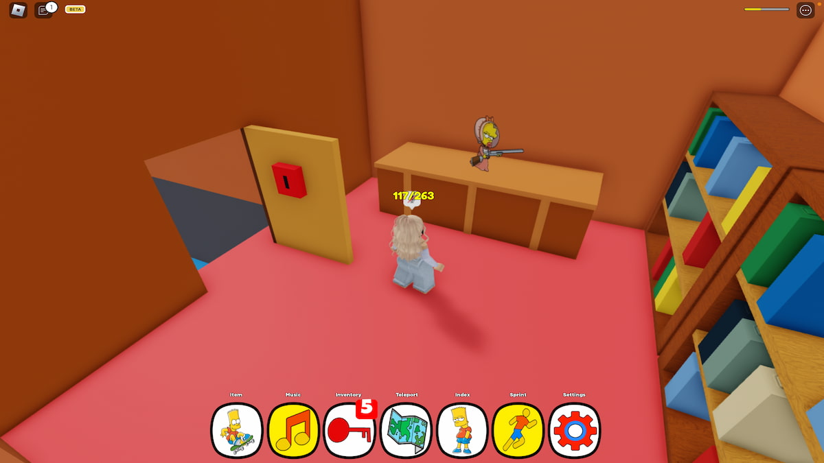 Where is the Red Key in Find the Simpsons? - Roblox | Pro Game Guides