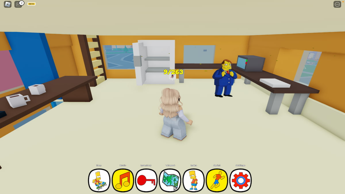 Where is the Yellow Key in Find the Simpsons? - Roblox | Pro Game Guides