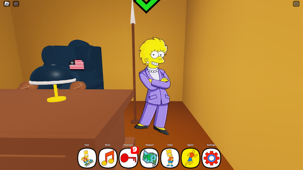 How to get President Lisa in Find the Simpsons - Roblox | Pro Game Guides