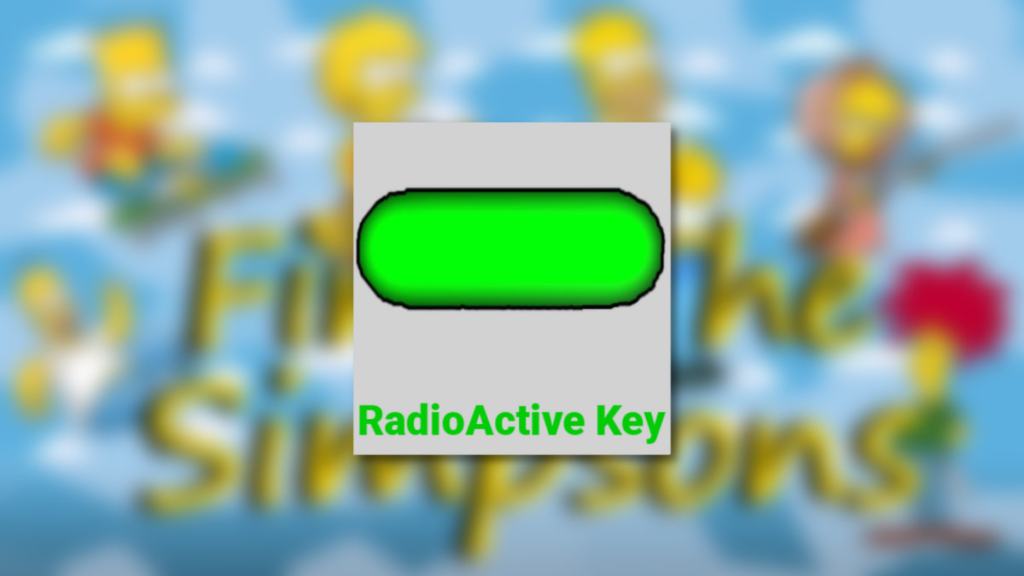 Where is the Radioactive Key in Find the Simpsons? - Roblox | Pro Game ...