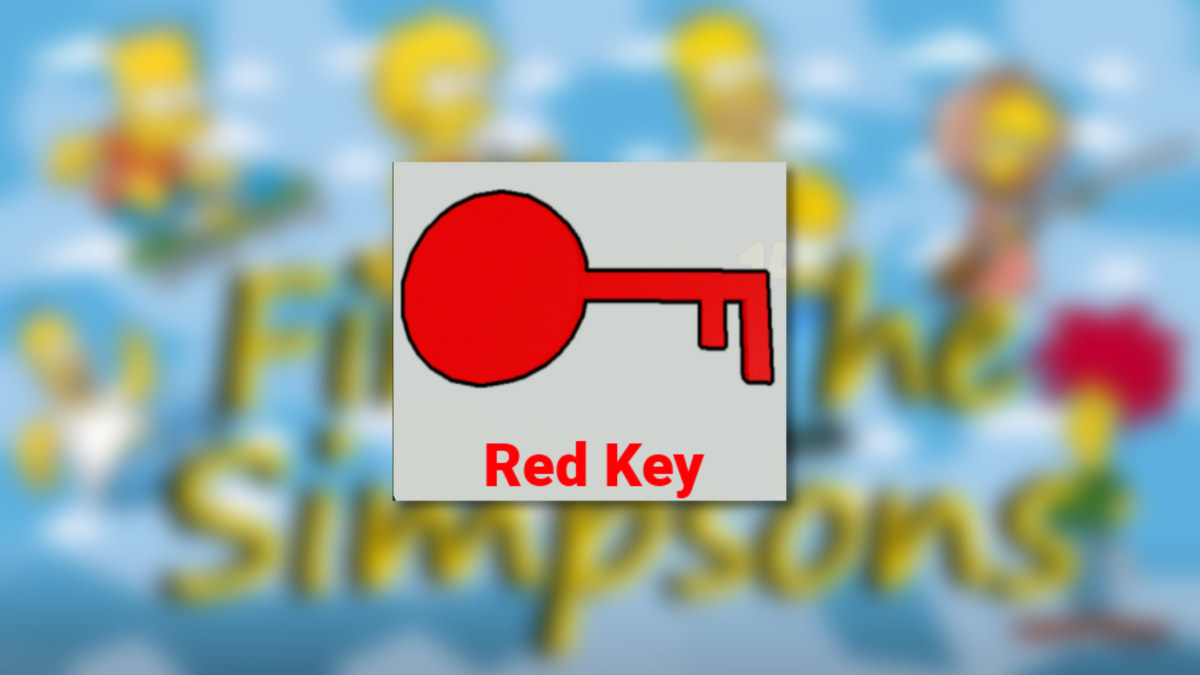 Where is the Red Key in Find the Simpsons? - Roblox | Pro Game Guides