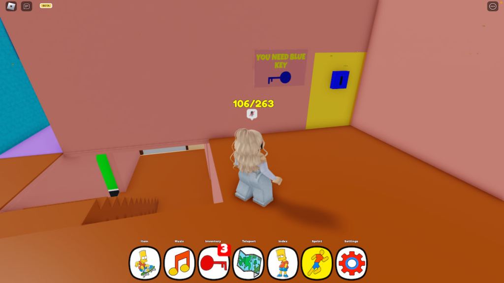 Where is the Blue Key in Find the Simpsons? - Roblox | Pro Game Guides