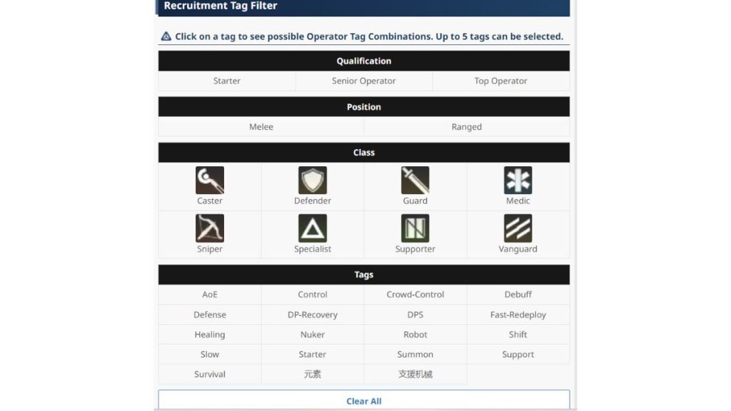 Best Arknights recruit calculator and how to use it | Pro Game Guides