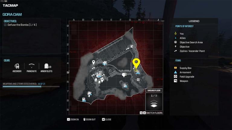 All Gora Dam weapon and item locations in MW3 | Pro Game Guides