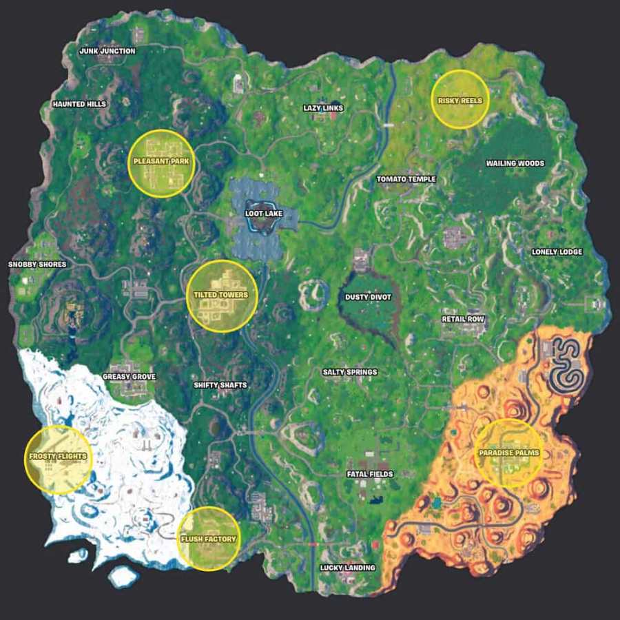 Best Landing Spots in Fortnite OG (Chapter 4 Season 7-8) | Pro Game Guides