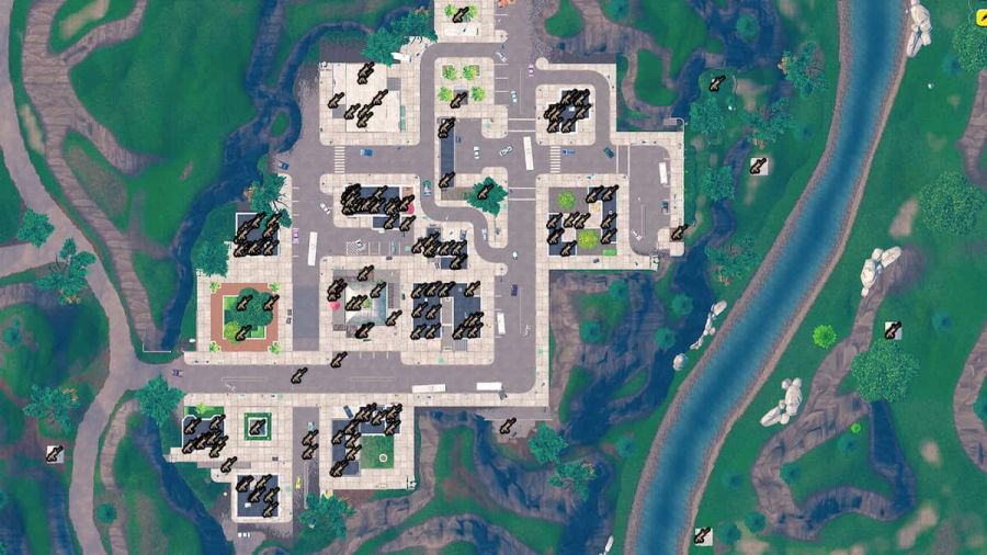 Fortnite - All Loot Locations in Tilted Towers | Pro Game Guides