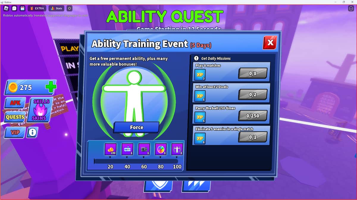 How to get Force ability in Blade Ball - Roblox | Pro Game Guides