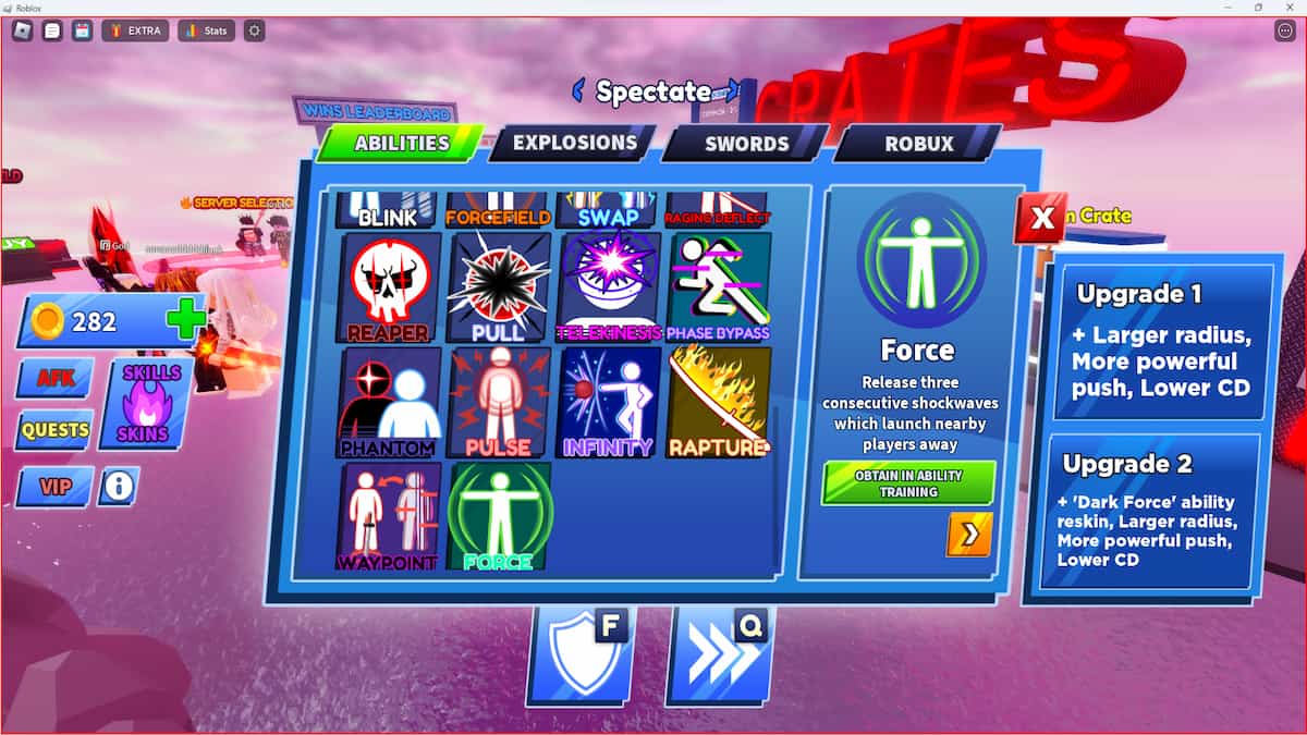How to get Force ability in Blade Ball - Roblox | Pro Game Guides