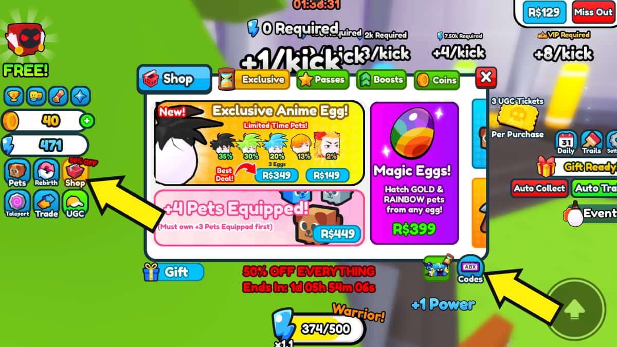 Power Fighting Simulator Codes | Pro Game Guides