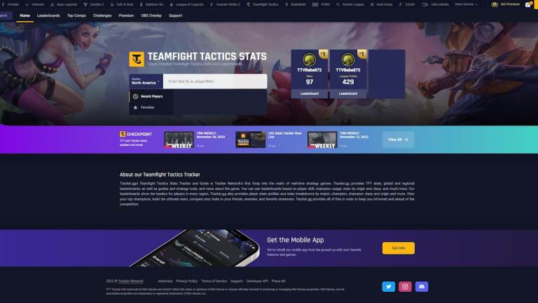 How to use the TFT stat tracker | Pro Game Guides