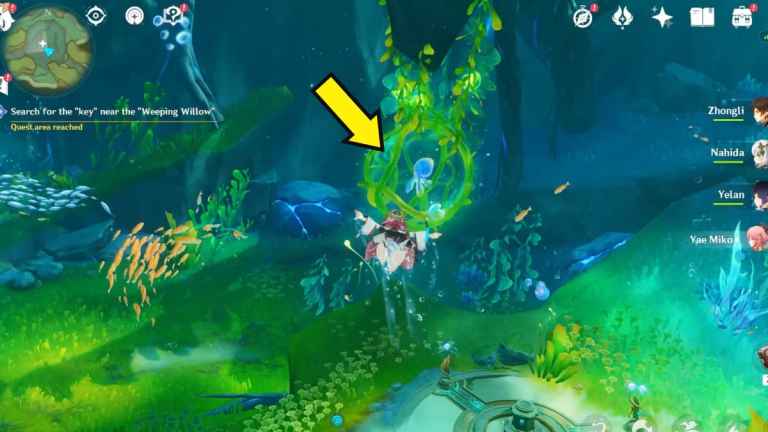 Genshin Impact Wilting Weeping Willow World Quest Guide – The Wild Fairy of Erinnyes | Pro Game ...