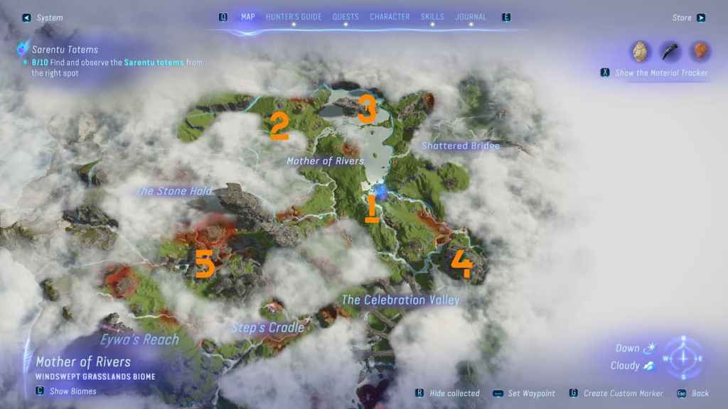 All Sarentu Totems locations in Avatar Frontiers of Pandora (Map) | Pro Game Guides