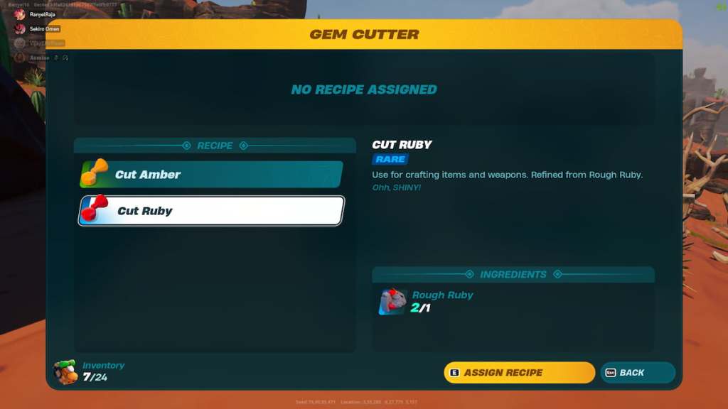 How to get Cut and Rough Ruby in LEGO Fortnite (Map location) | Pro ...