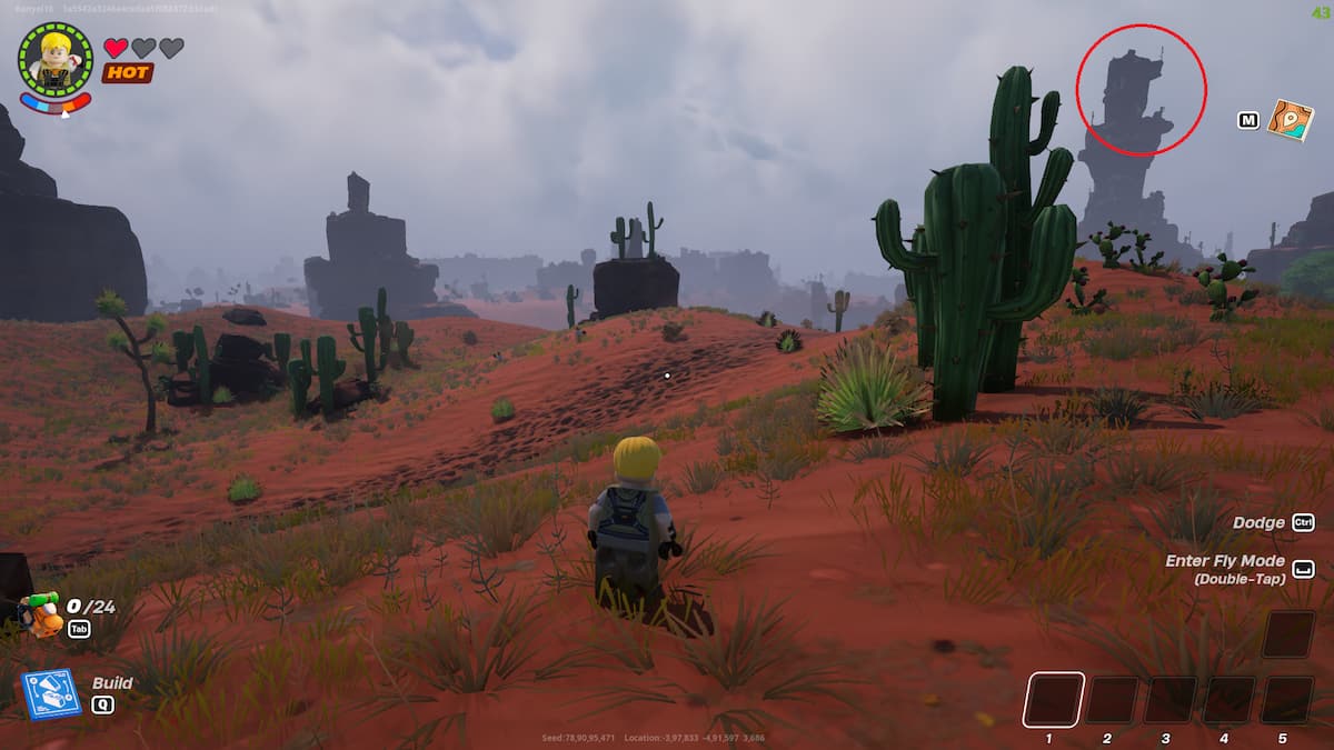 How to find the desert biome in LEGO Fortnite | Pro Game Guides