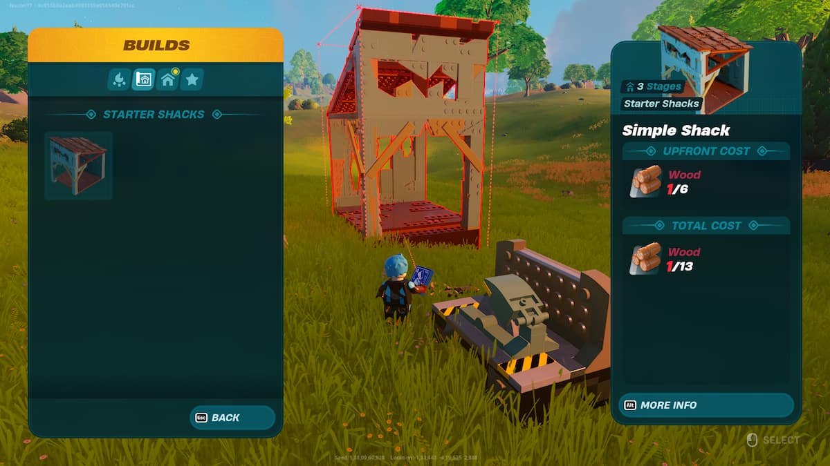 How to make a simple shack in Fortnite LEGO | Pro Game Guides