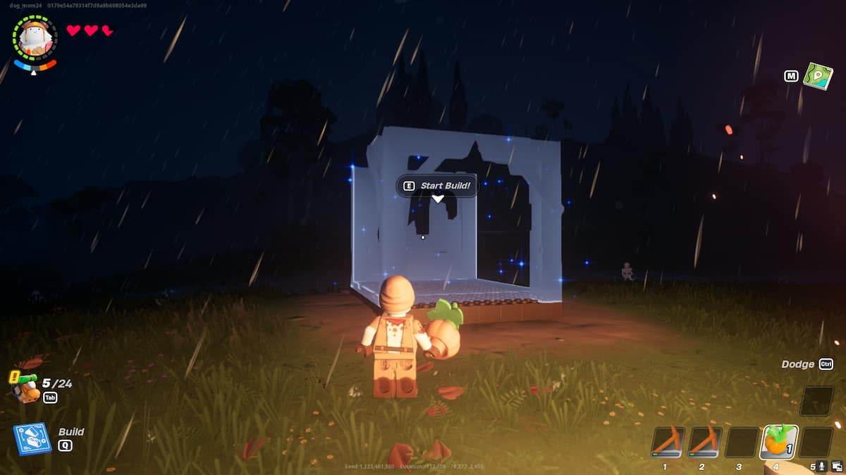 How to make a simple shack in Fortnite LEGO | Pro Game Guides