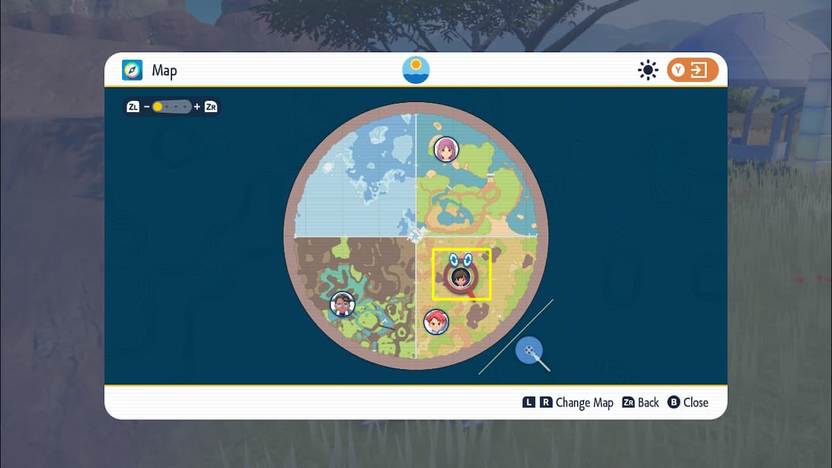 Where to take a photo of Pokémon in flight in The Indigo Disk Pokémon ...