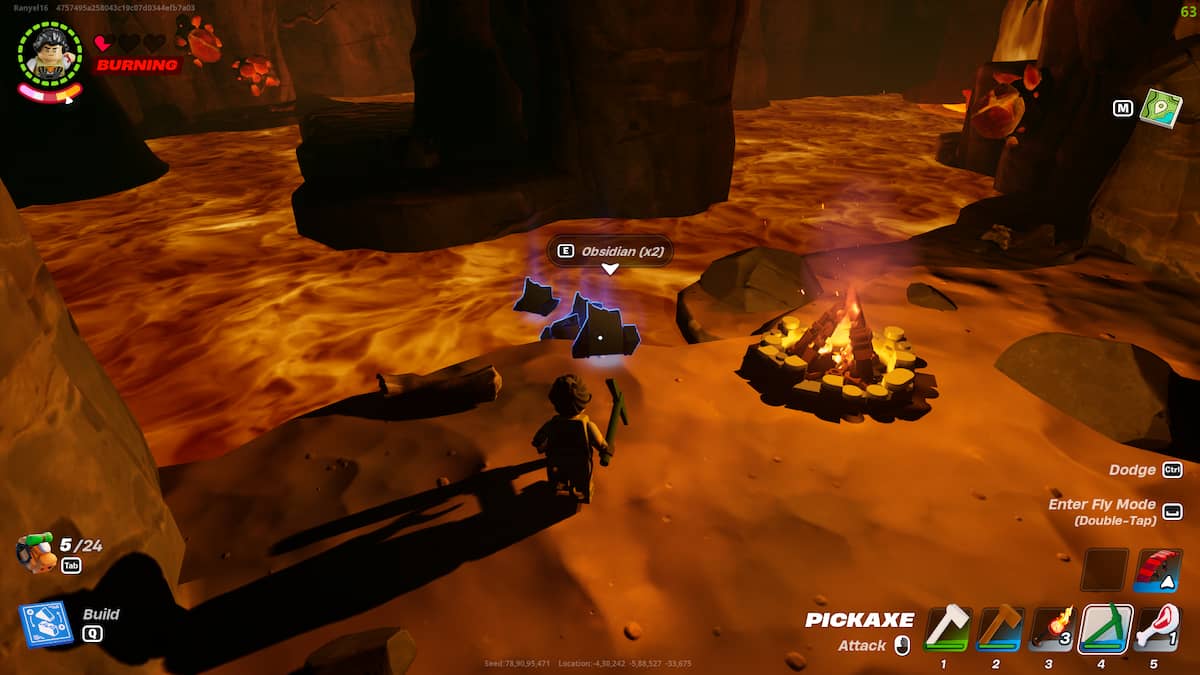 How to get Obsidian in LEGO Fortnite | Pro Game Guides