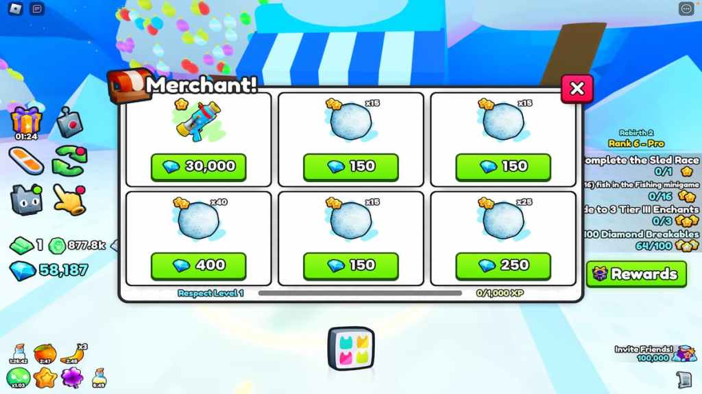 What does the Snowball Launcher do in Pet Simulator 99? - Roblox | Pro ...