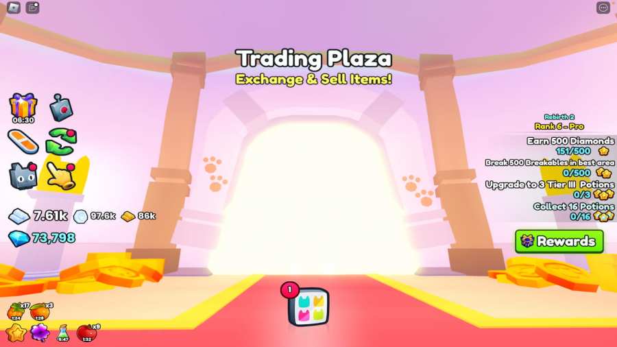 Where is the Trading Plaza in Pet Simulator 99? - Roblox | Pro Game Guides