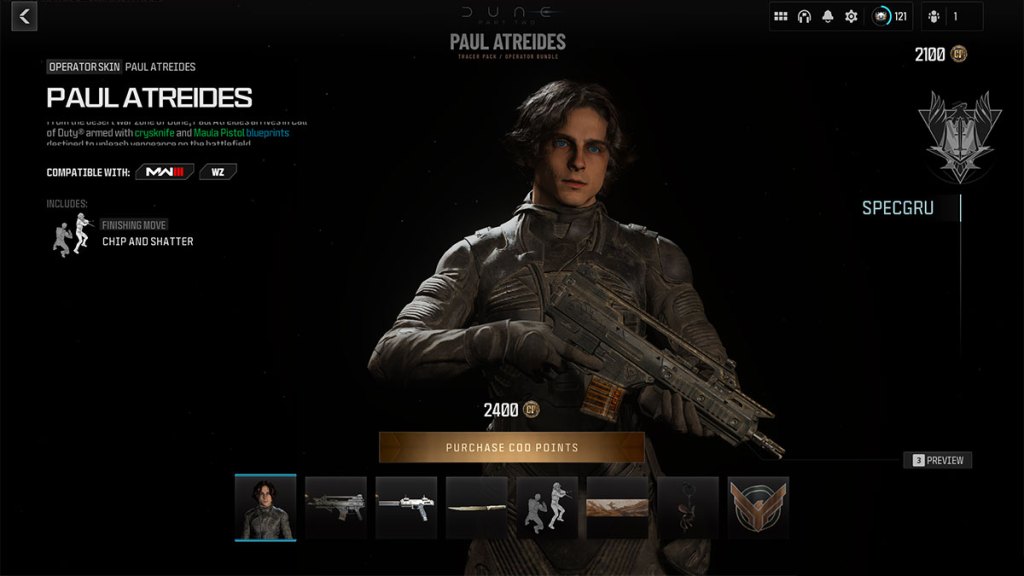 MW3 Dune Event - All rewards and Dune Part Two bundle | Pro Game Guides