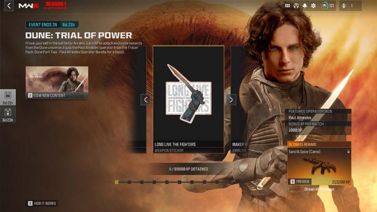MW3 Dune Event - All rewards and Dune Part Two bundle | Pro Game Guides