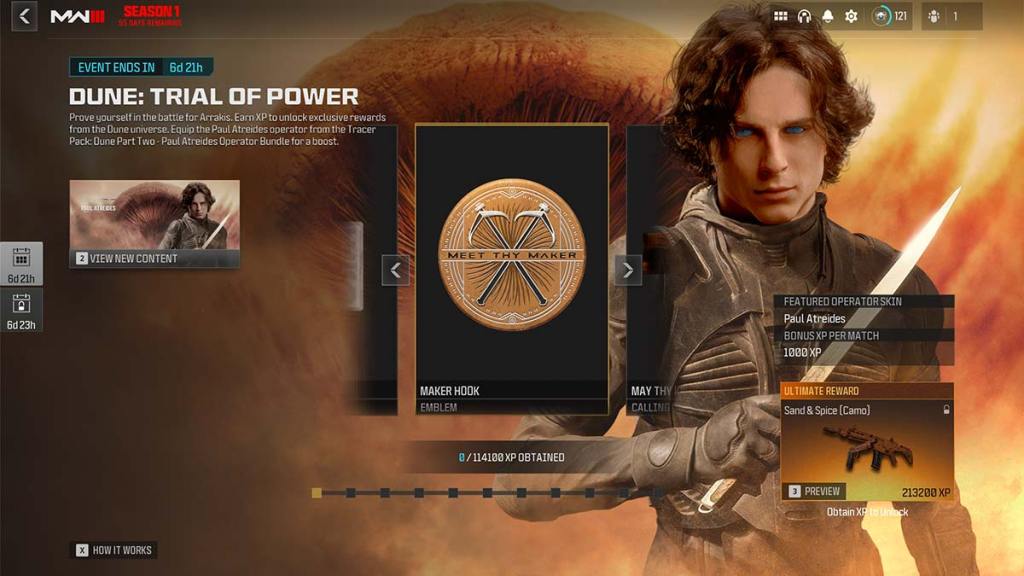 MW3 Dune Event - All rewards and Dune Part Two bundle | Pro Game Guides