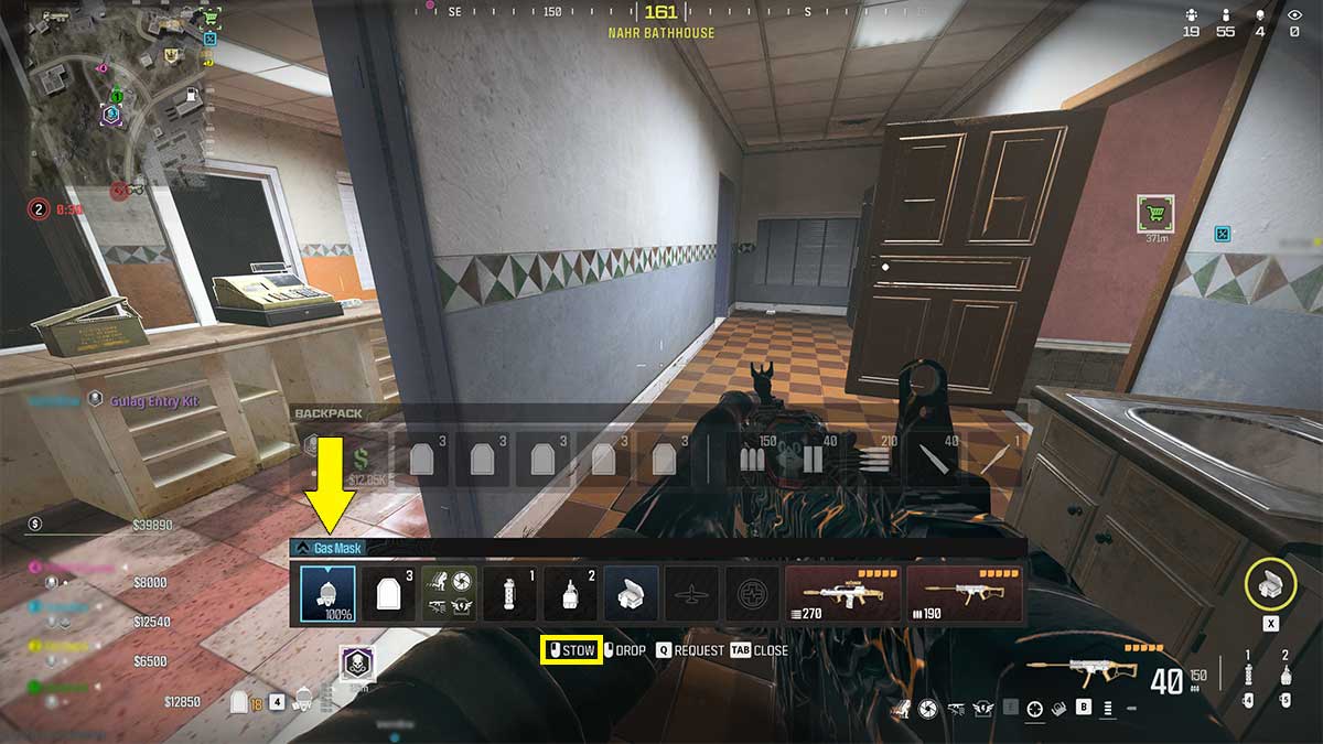 How to equip and unequip the Gas Mask in Warzone | Pro Game Guides