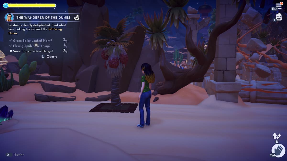 How to complete Gaston's Wanderer of Dunes quest in Disney Dreamlight ...