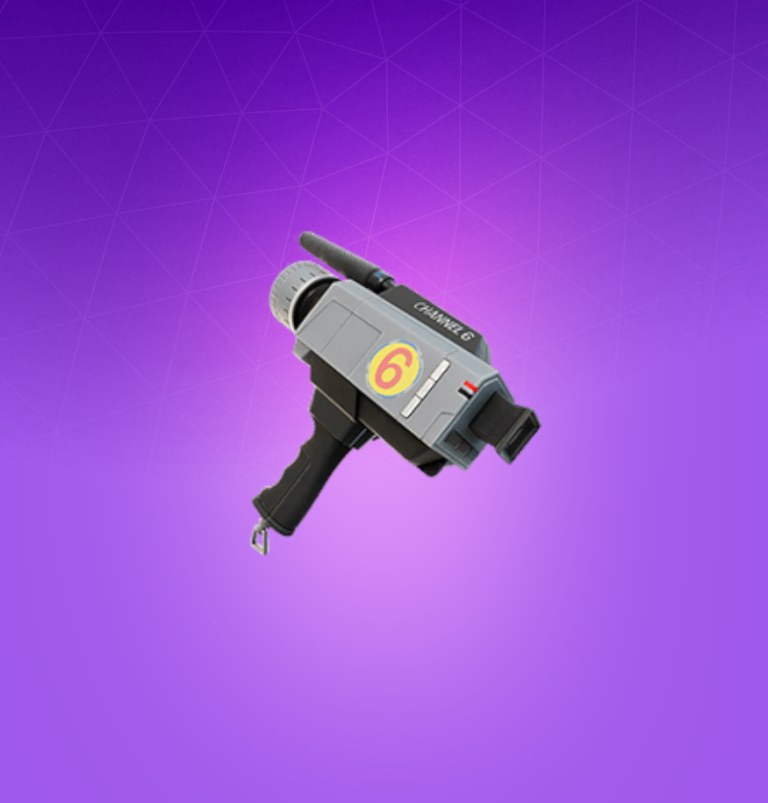 Fortnite Channel 6 News Camera Back Bling - Pro Game Guides