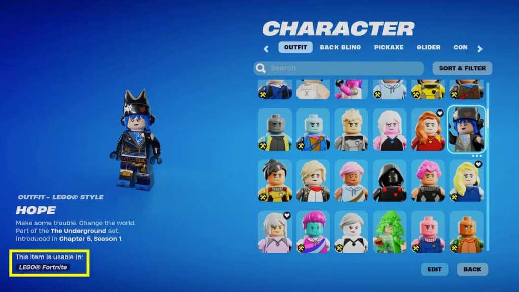 How to see Lego skin styles in Fortnite | Pro Game Guides