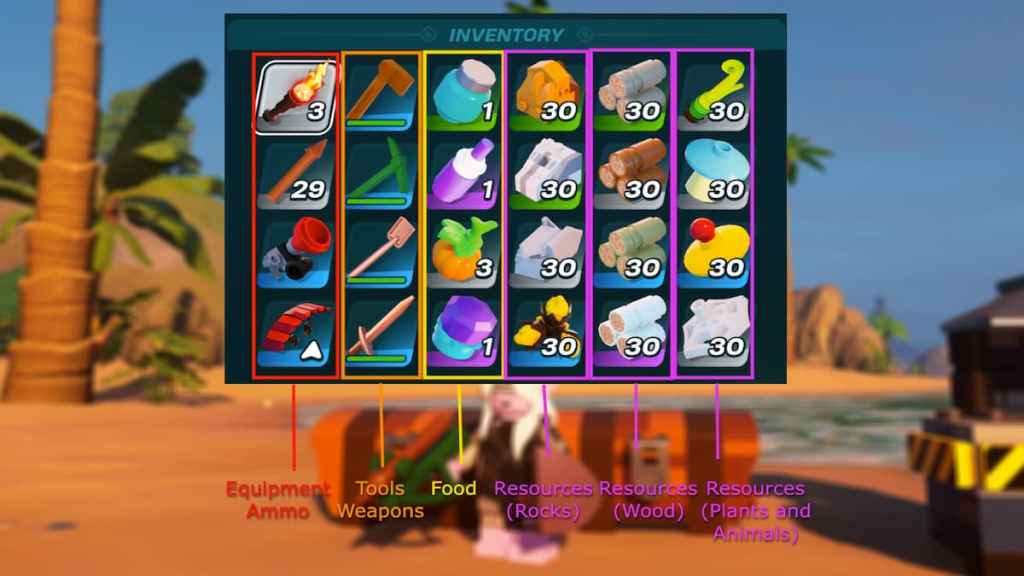 Best way to organize in LEGO Fortnite - Inventory management | Pro Game ...