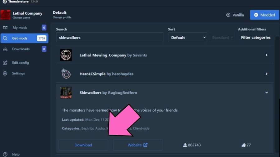 How to use Skinwalkers Mod in Lethal Company | Pro Game Guides