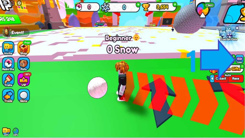 Snowball Roll Race Codes | Pro Game Guides
