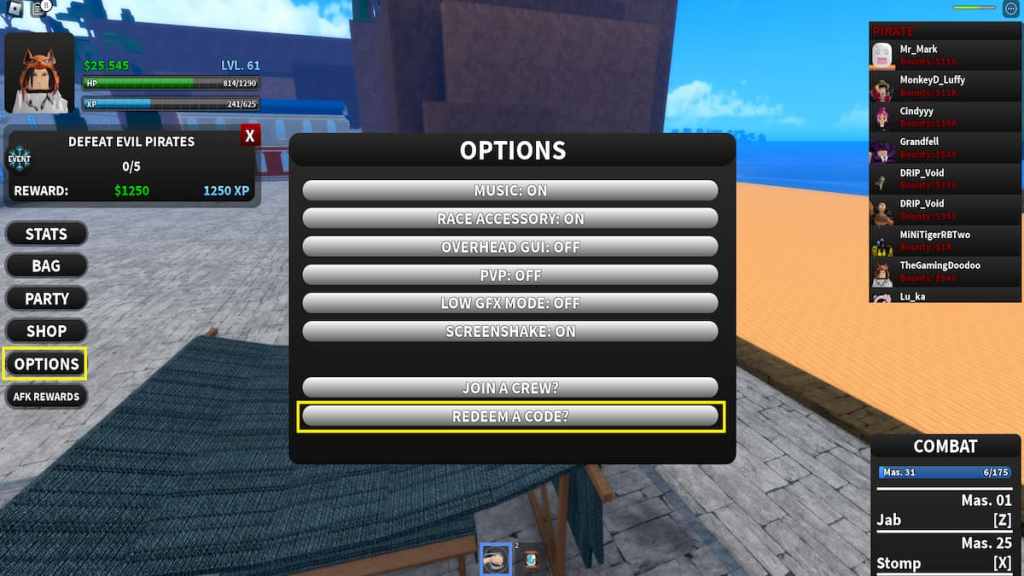 Adventure Piece Codes | Pro Game Guides
