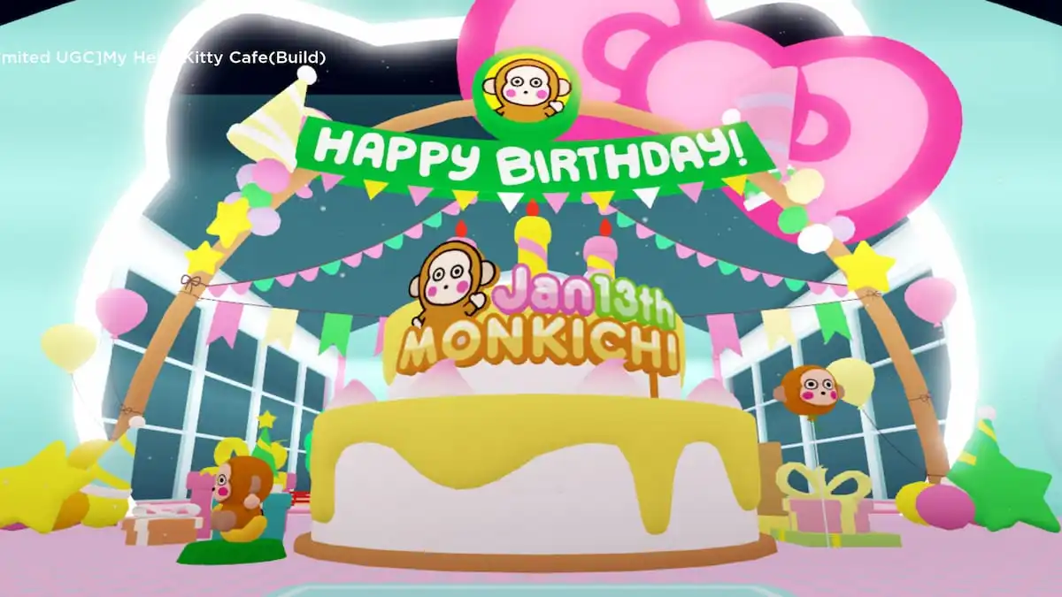 How to get the Monkichi Birthday Code in My Hello Kitty Cafe – Roblox ...