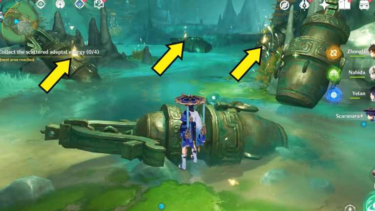 How to collect the scattered adeptal energy in Genshin Impact ...