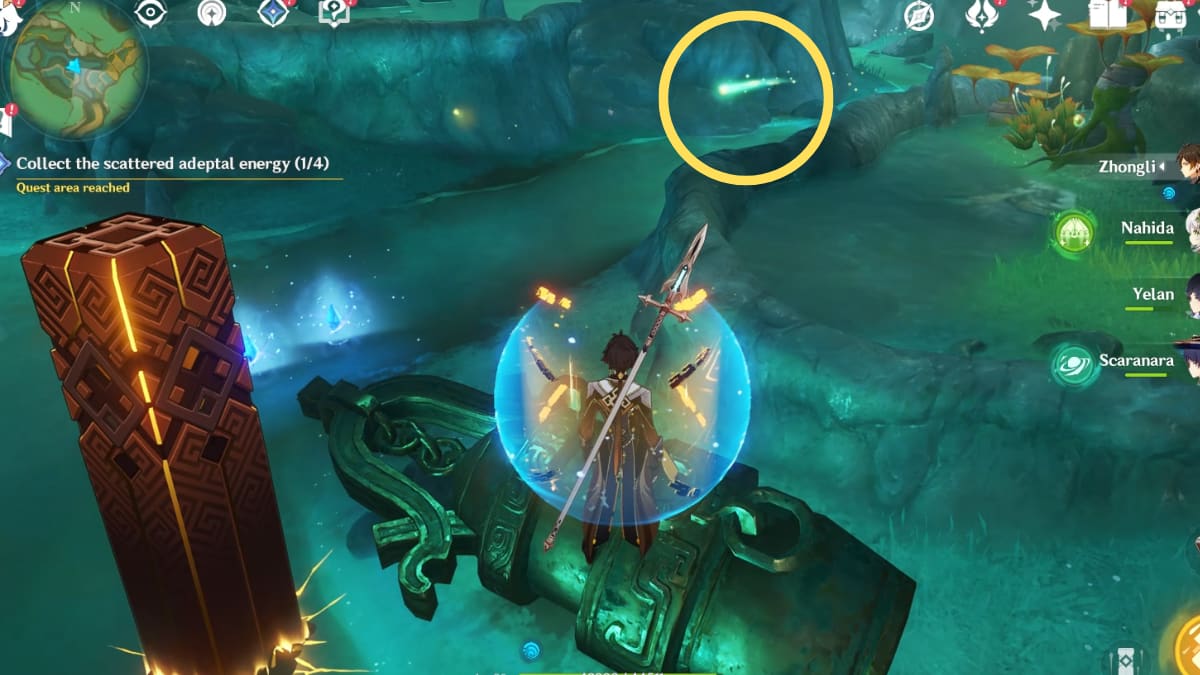 How to collect the scattered adeptal energy in Genshin Impact ...