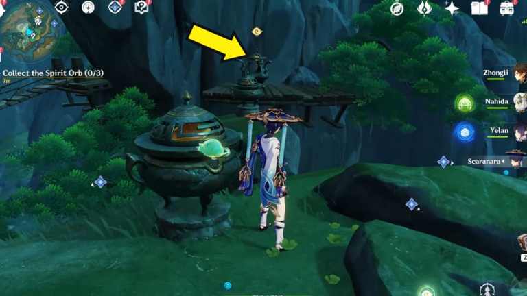 How to collect the Spirit Orb in Genshin Impact – An Ancient Sacrifice ...