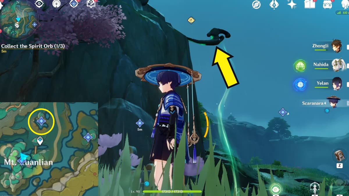 How to collect the Spirit Orb in Genshin Impact – An Ancient Sacrifice ...