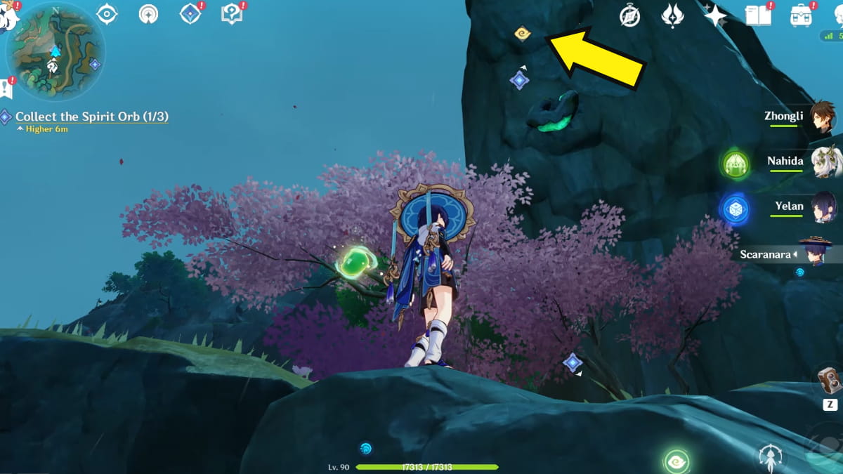 How to collect the Spirit Orb in Genshin Impact – An Ancient Sacrifice ...