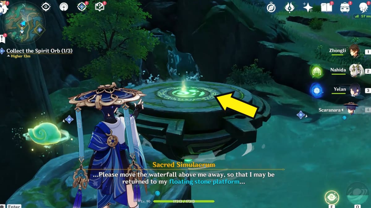 How to collect the Spirit Orb in Genshin Impact – An Ancient Sacrifice ...