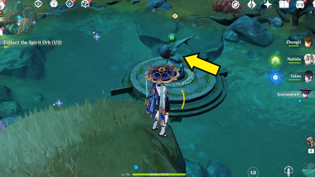 How to collect the Spirit Orb in Genshin Impact – An Ancient Sacrifice ...