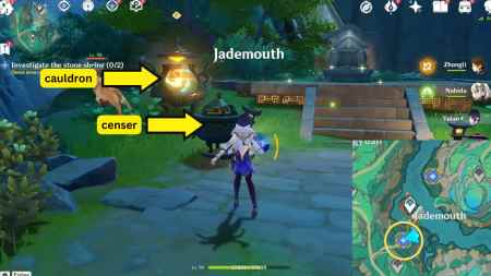 How to investigate the stone shrine in Genshin Impact – Floating Jade ...