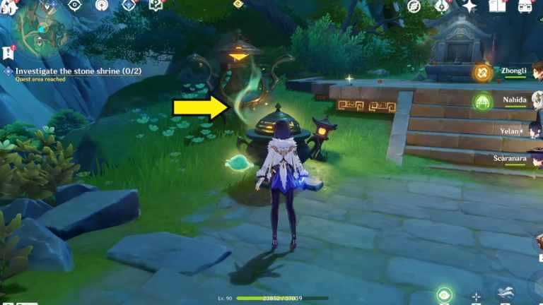 How to investigate the stone shrine in Genshin Impact – Floating Jade ...