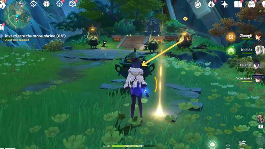 How to investigate the stone shrine in Genshin Impact – Floating Jade ...